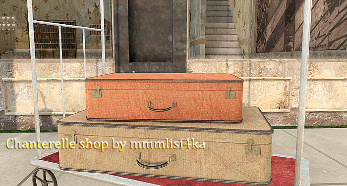 Second Life Marketplace - [Schultz Bros.] 07. Luggage Stack